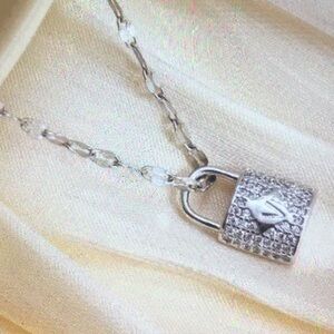 Jewelry | Trendy Lock Pendant Necklace | Poshmark